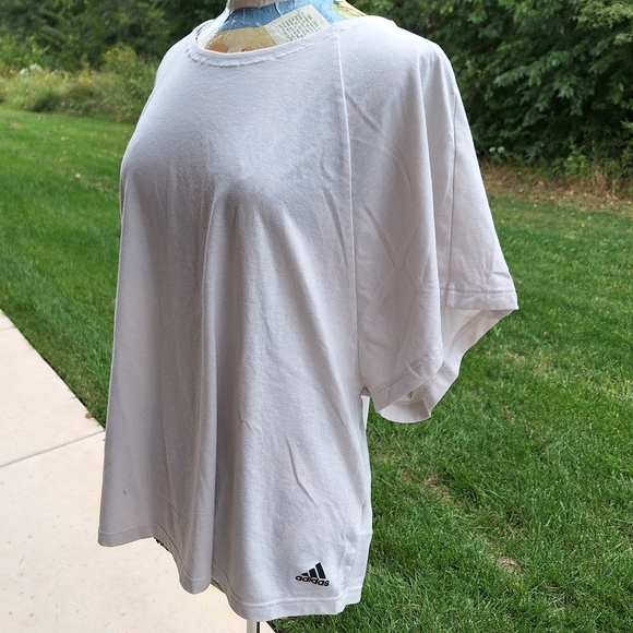 adidas | Tops | Adidas Mesh Panel Oversized Sleeve Tshirt 3x | Poshmark